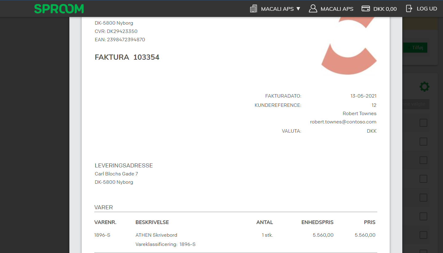 OIOUBL E-Invoicing for Business Central | Macali